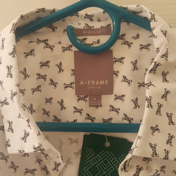 A-Frame | Shirts | Aframe Stockholm Stretch Poplin Shirt | Poshmark